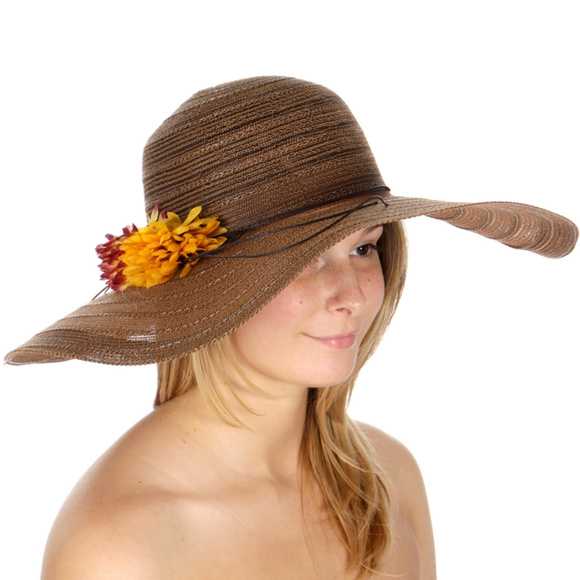 Accessories | Rosettes Band Floppy Sun Hat | Poshmark